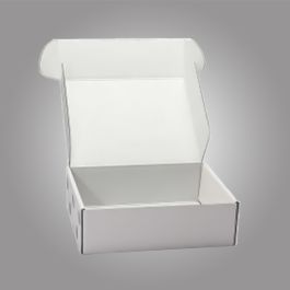 Custom White Corrugated Packaging Boxes for Shipping